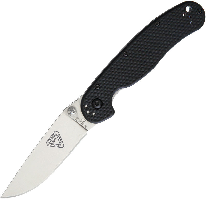 RAT II Linerlock Black – OntarioKnife